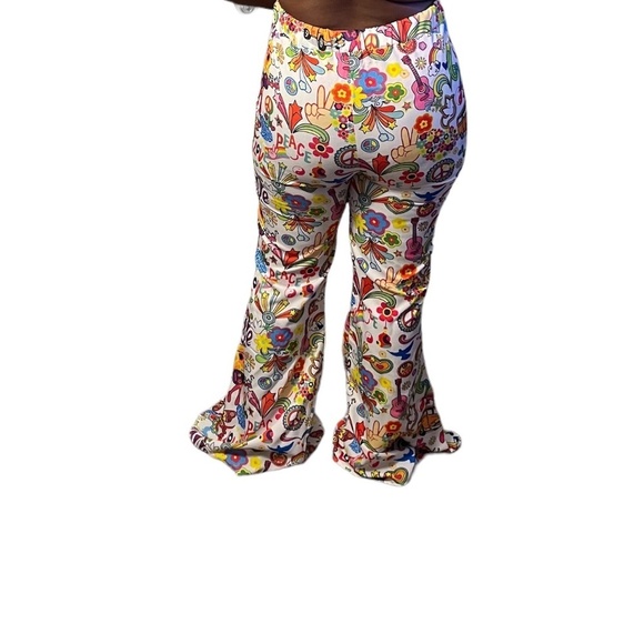 Smiffy's | Pants & Jumpsuits | Nwot Unisex 7s Flared Groovy Hippie ...